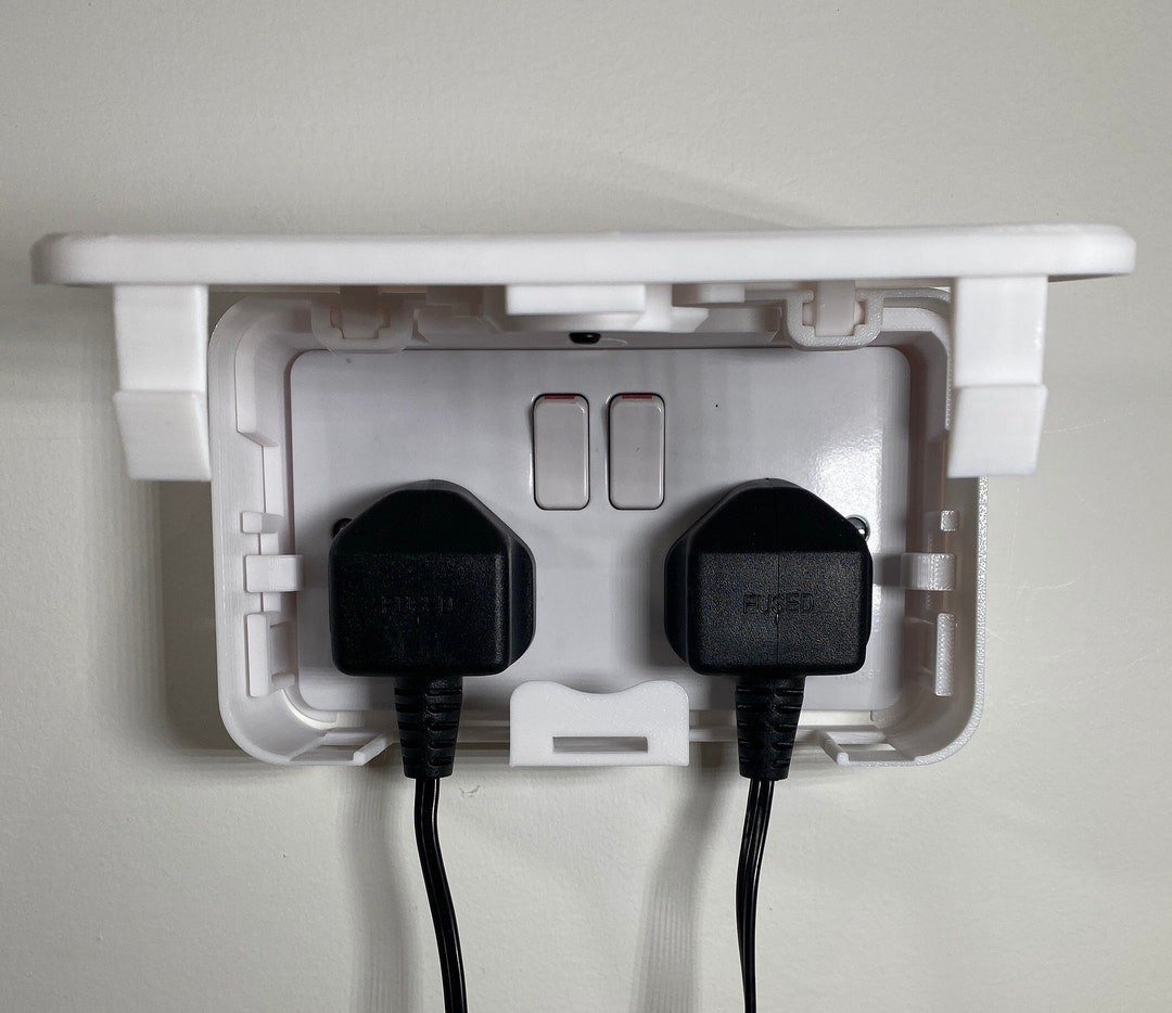 Plugminder: Full-face Hinged Lockable 3d-printed Socket, Plug and Phone ...