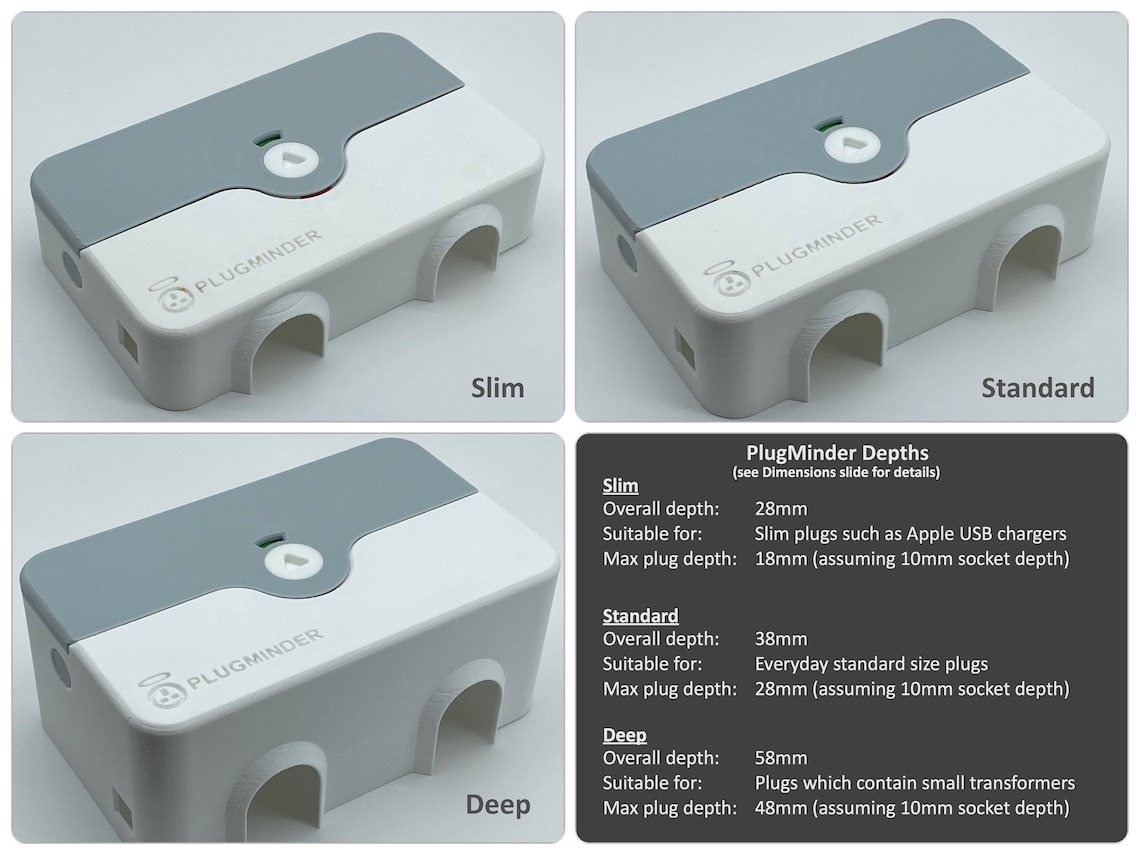 Plugminder: Lockable 3d-printed Socket, Plug and Phone Charger Cable ...