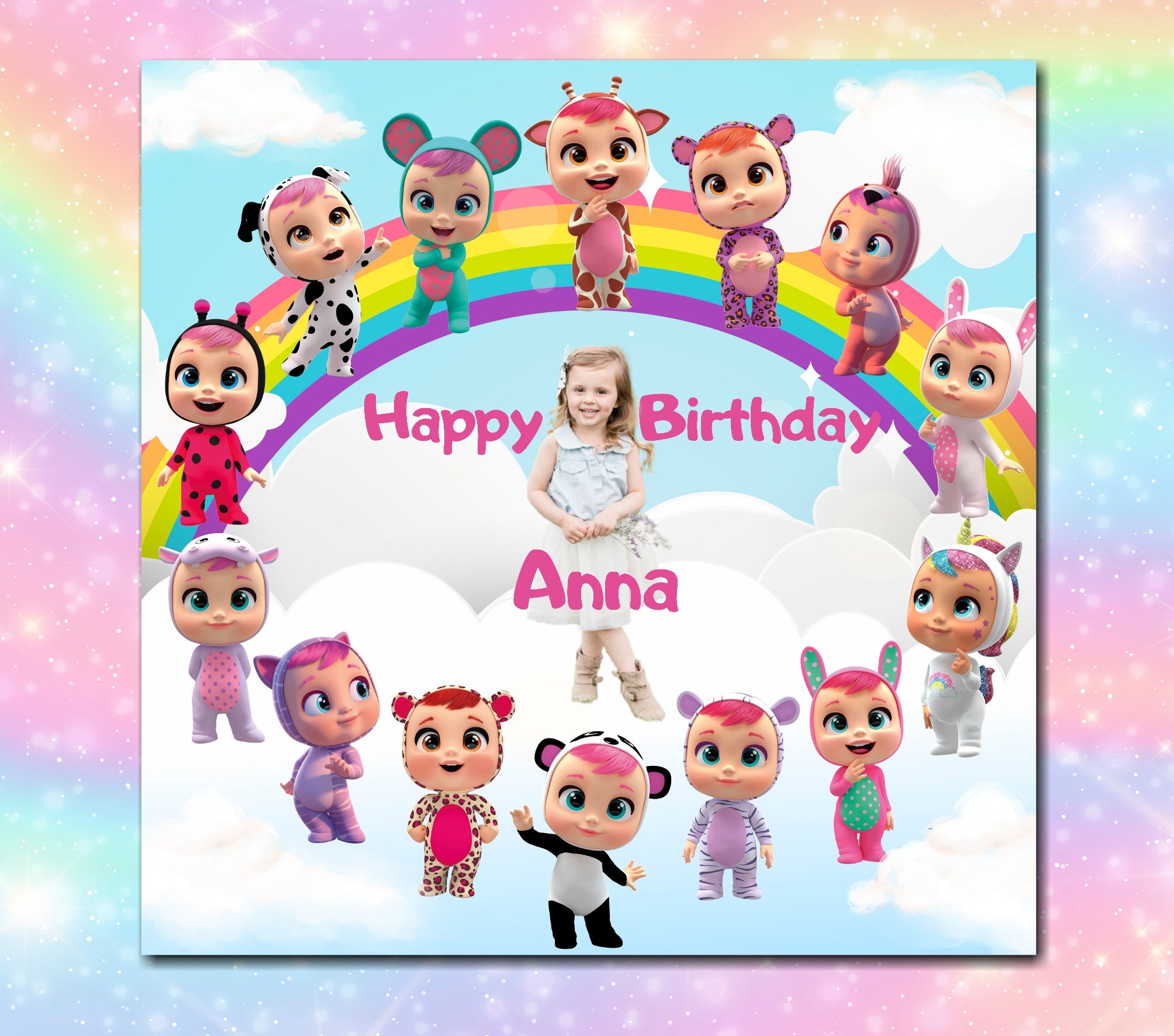 Cry Babies Personalised PRINTABLE Banner Cry Babies Birthday | Etsy