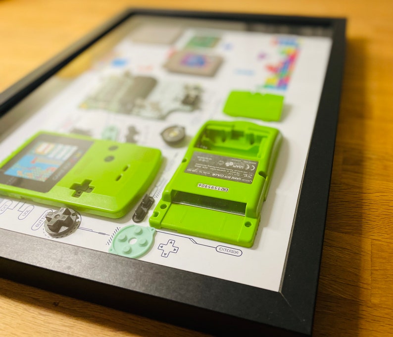 Game Boy Color Tetris Edition Framed Teardown - Etsy
