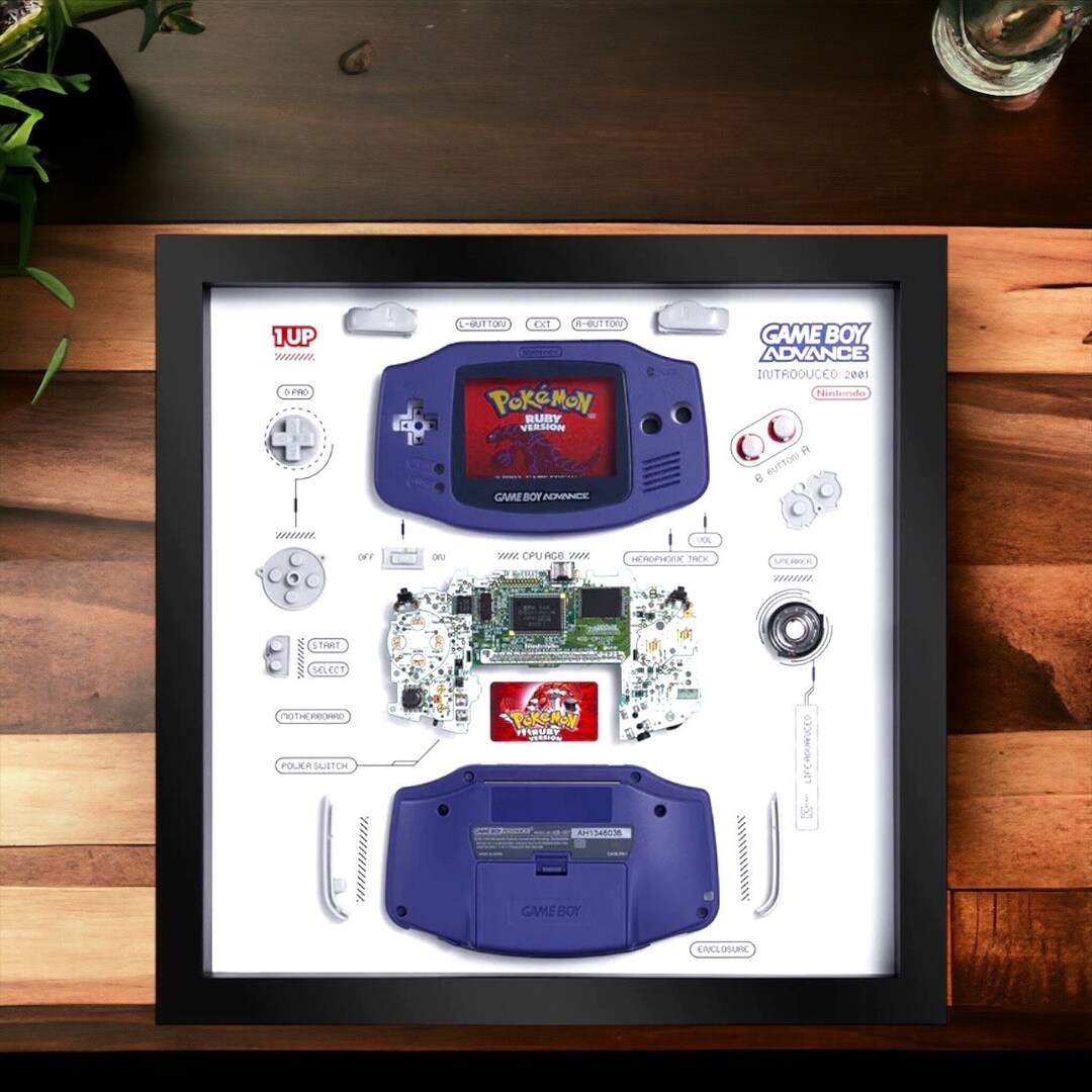 Gameboy Advance Teardown Template Photo Frame - Etsy Australia