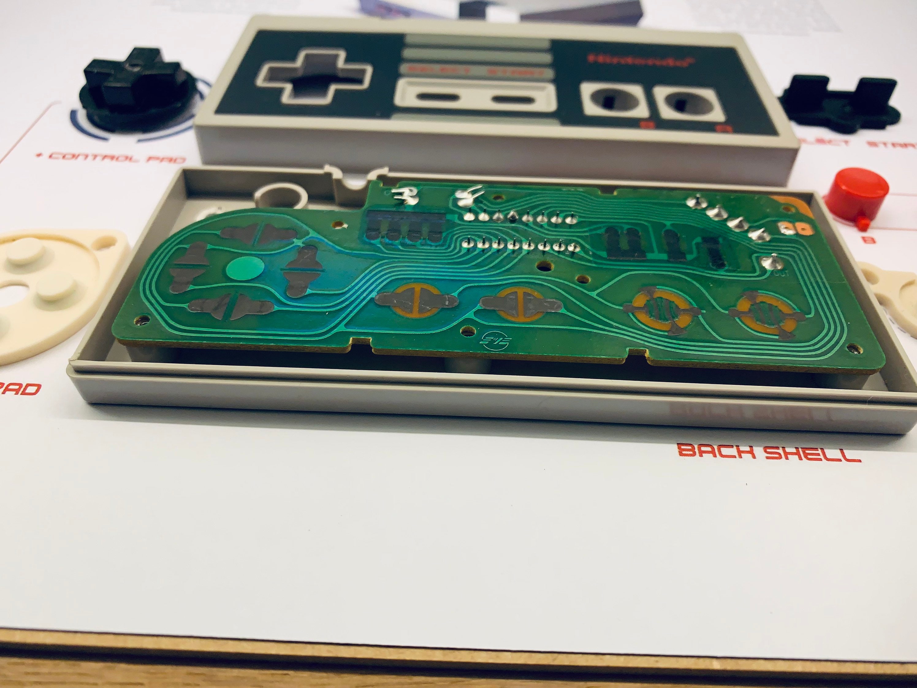 Nintendo NES Controller Teardown Template Photo Frame - Etsy