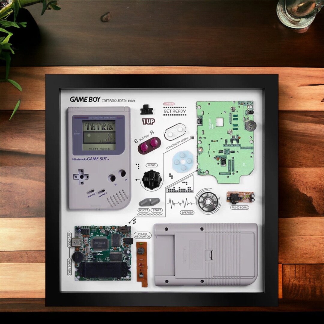 Gameboy 1989 Teardown Template Picture Frame - Etsy