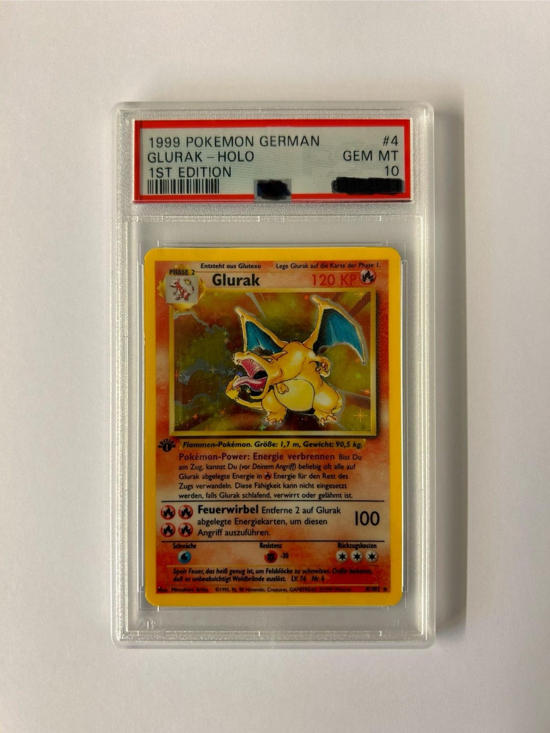 Charizard Pokémon Card Charizard 1st Edition Base German Proxy Card - Etsy