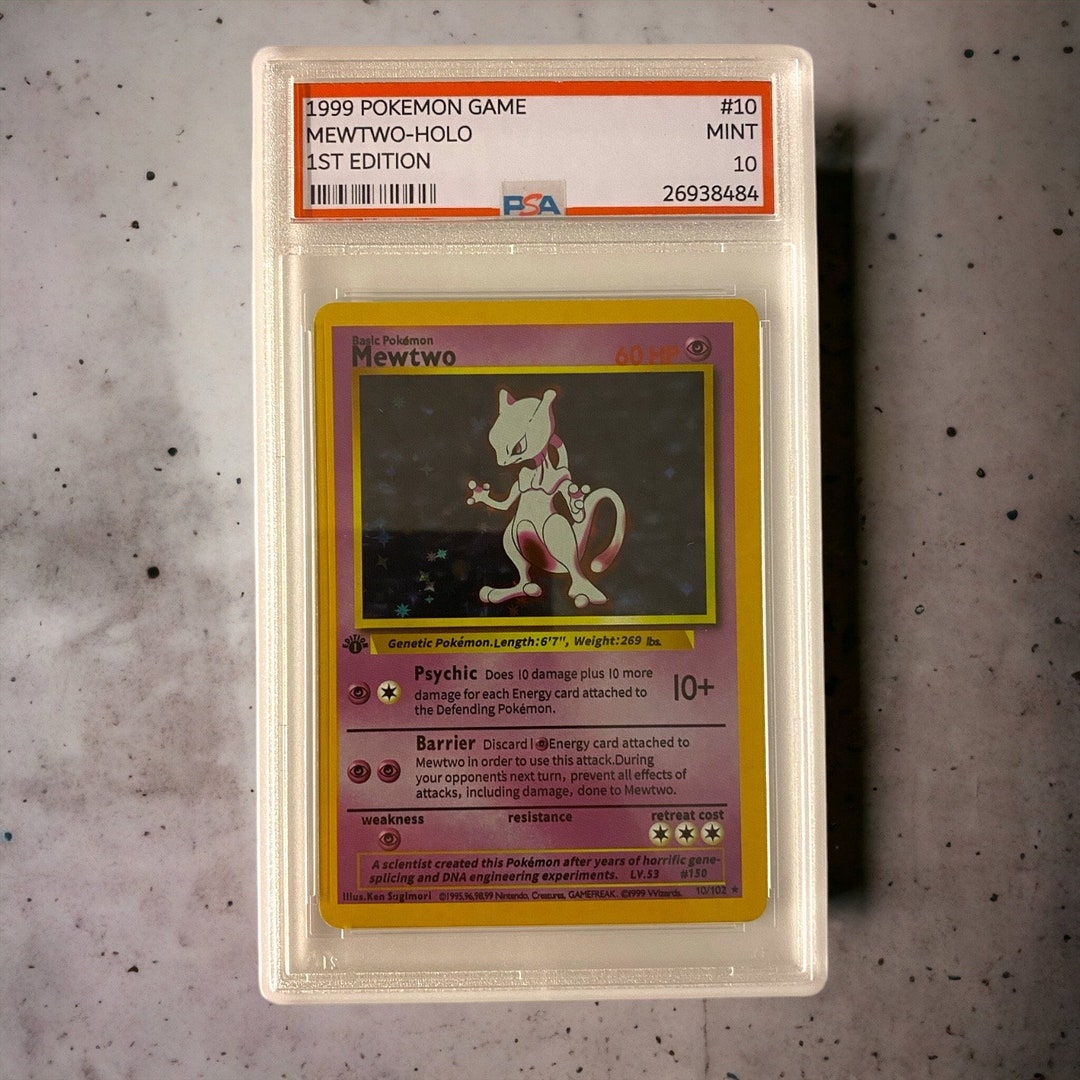 Mewtwo Pokemon 1st Edition Proxy Card Custom - Etsy