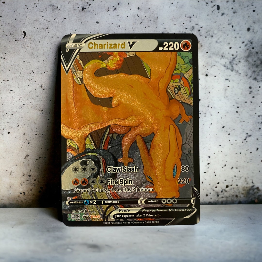 Charizard Charizard Pokemon Holo Proxy Card - Etsy