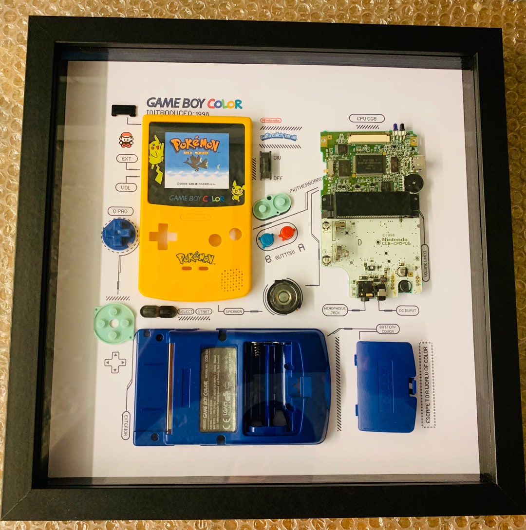 Gameboy Color Pokemon Edition Teardown Frame - Etsy