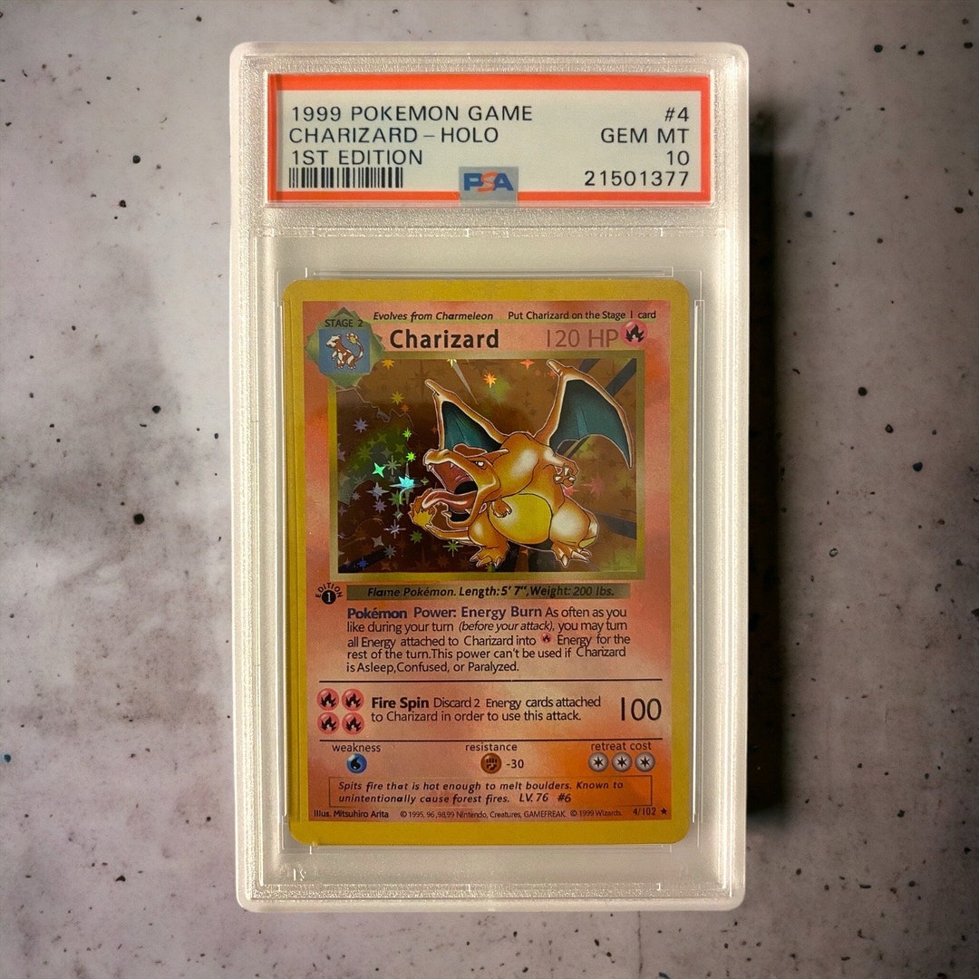 Charizard Charizard Pokemon 1st Edition Proxy Card Shadowless - Etsy