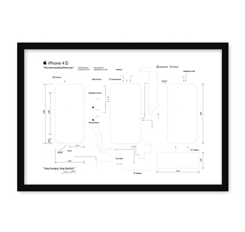 Apple iPhone 4s Teardown Template PDF - Etsy