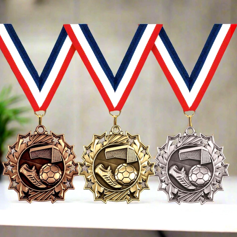 Engraved Medals Soccer - Etsy