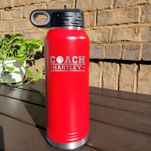 Personalized Basketball Coach Water Bottles - Basketball Coach Gift ...