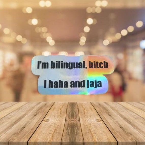 Funny Holographic Sticker Latin Sticker Mexican Sticker - Etsy