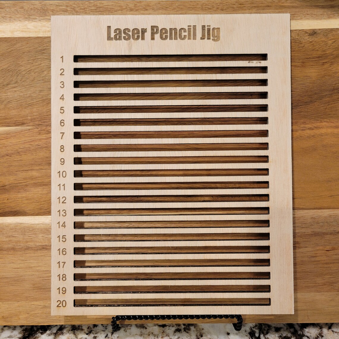 Laser Ready Pencil Jig Pencil Jig Pencil Engraving Jig for - Etsy