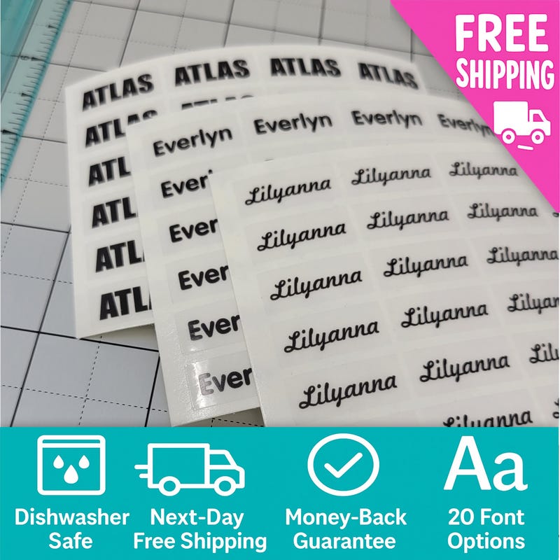 Custom Clear Stickers - Etsy