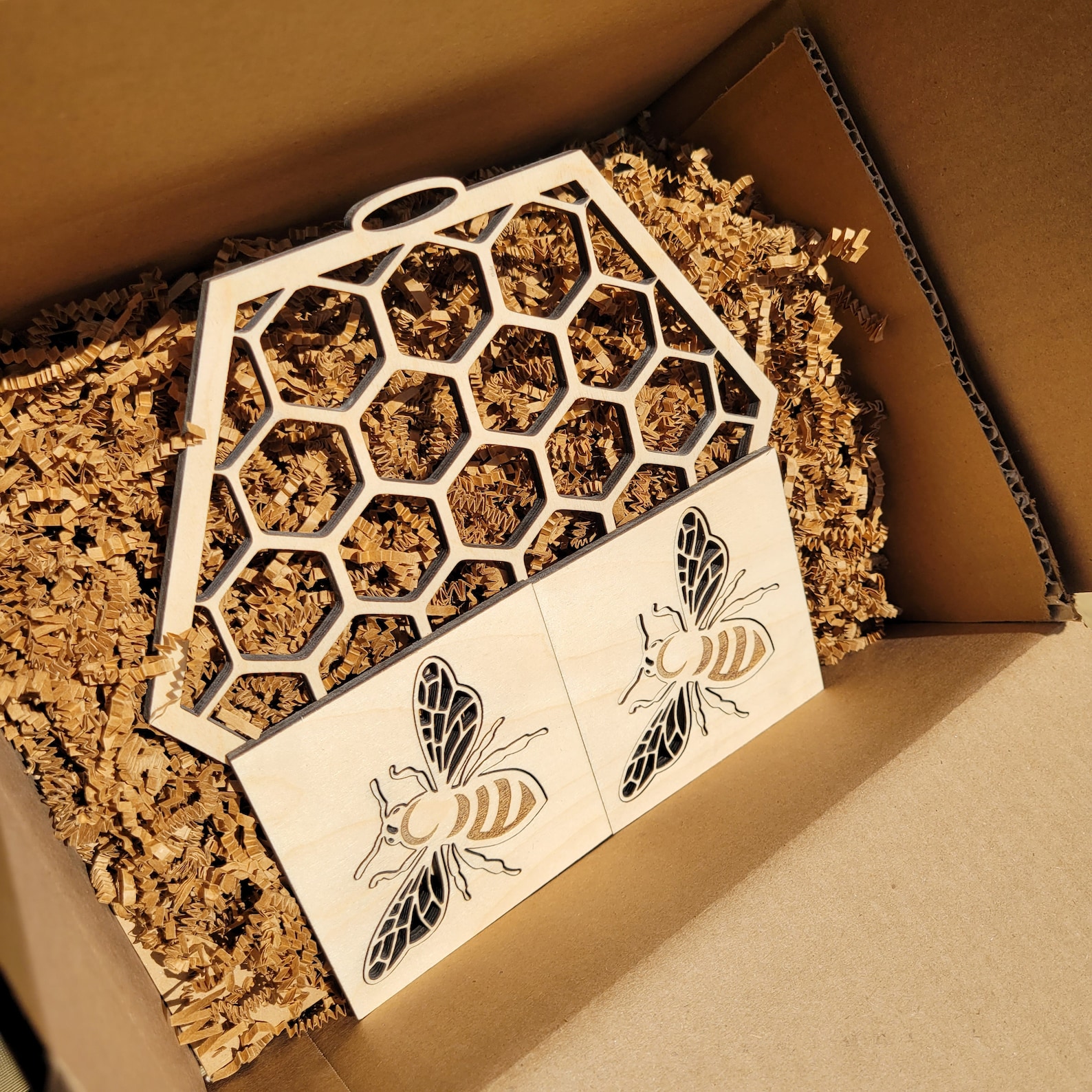 Honeycomb and Bee Digital File Bundle for Laser Cutters SVG, AI ...