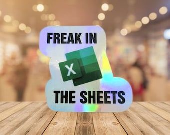 Funny Excel Sticker - Etsy