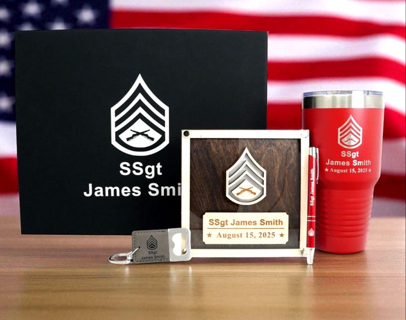 Marines Gift Box, Military Promotion Gift for Officer or Enlisted USMC ...