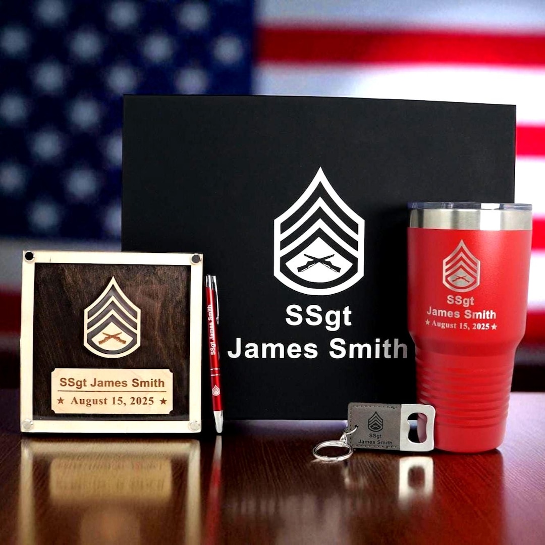 Marines Gift Box, Military Promotion Gift for Officer or Enlisted USMC ...