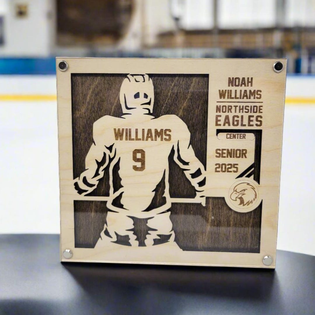 Personalized Hockey Sign, Hockey Senior Night Gift, Hockey Senior Gift ...