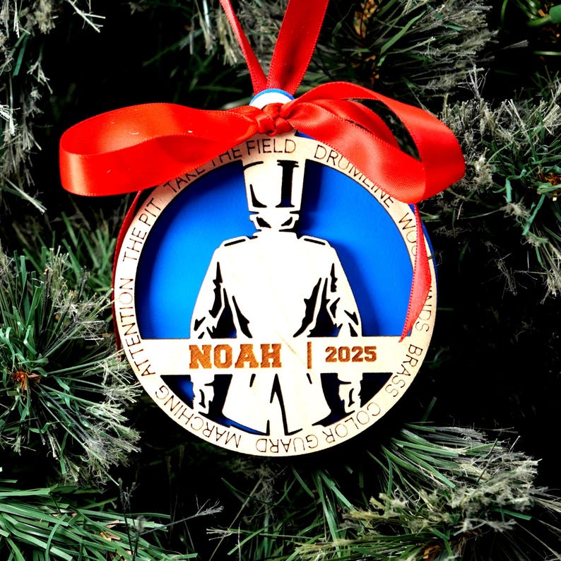 Personalized Marching Band Christmas Ornament Gift for Band Member ...