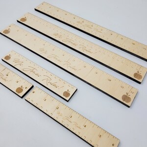 Laser Ready Ruler Files - Inch, MM and CM Rulers - Ruler Glowforge File ...