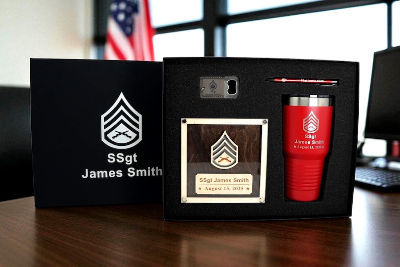 Marines Gift Box, Military Promotion Gift for Officer or Enlisted USMC ...