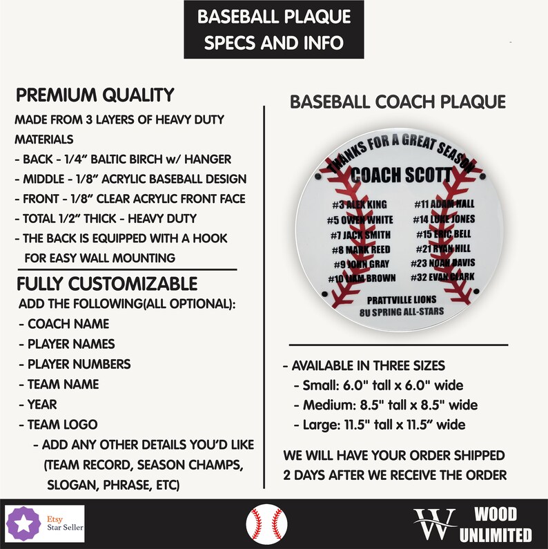 Baseball Coach Plaque - Personalized Baseball Coach Appreciation Gift ...