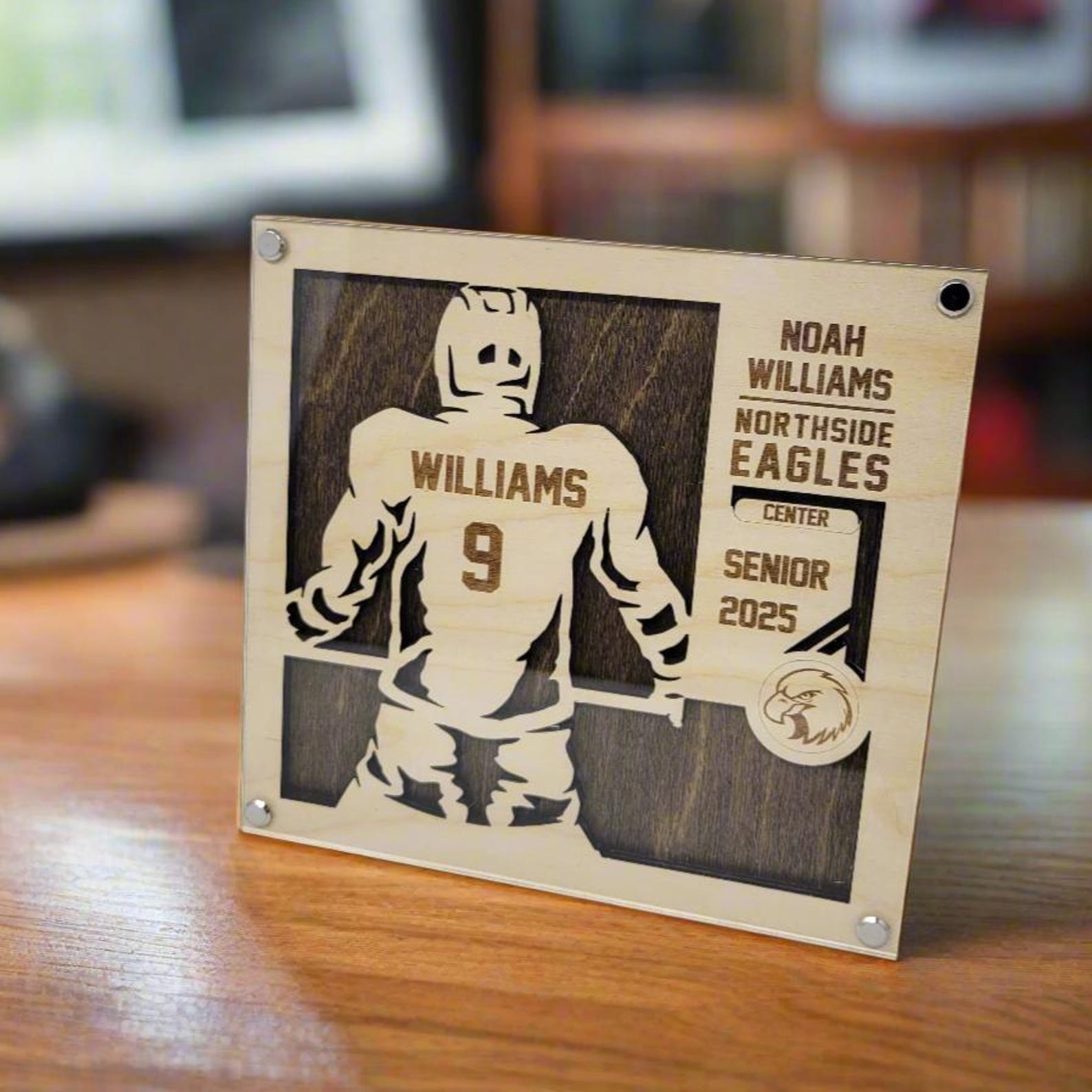 Personalized Hockey Sign, Hockey Senior Night Gift, Hockey Senior Gift ...