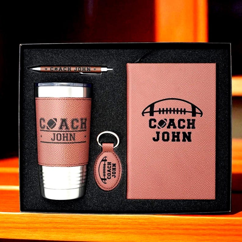 Football Coach Gift Box, Personalized Gift for Football Coach! Custom ...