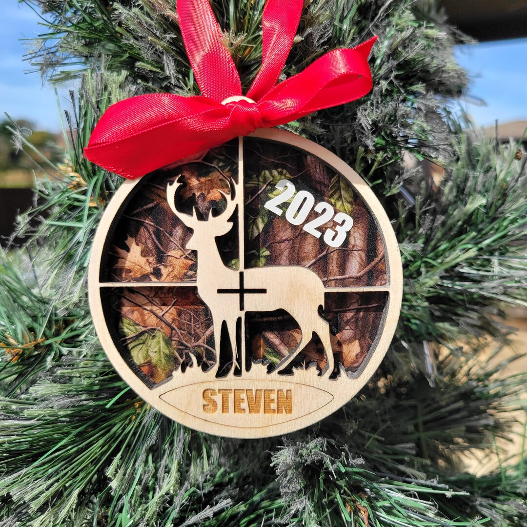 Personalized Hunting Christmas Ornament Gift for Hunter, Hunting ...