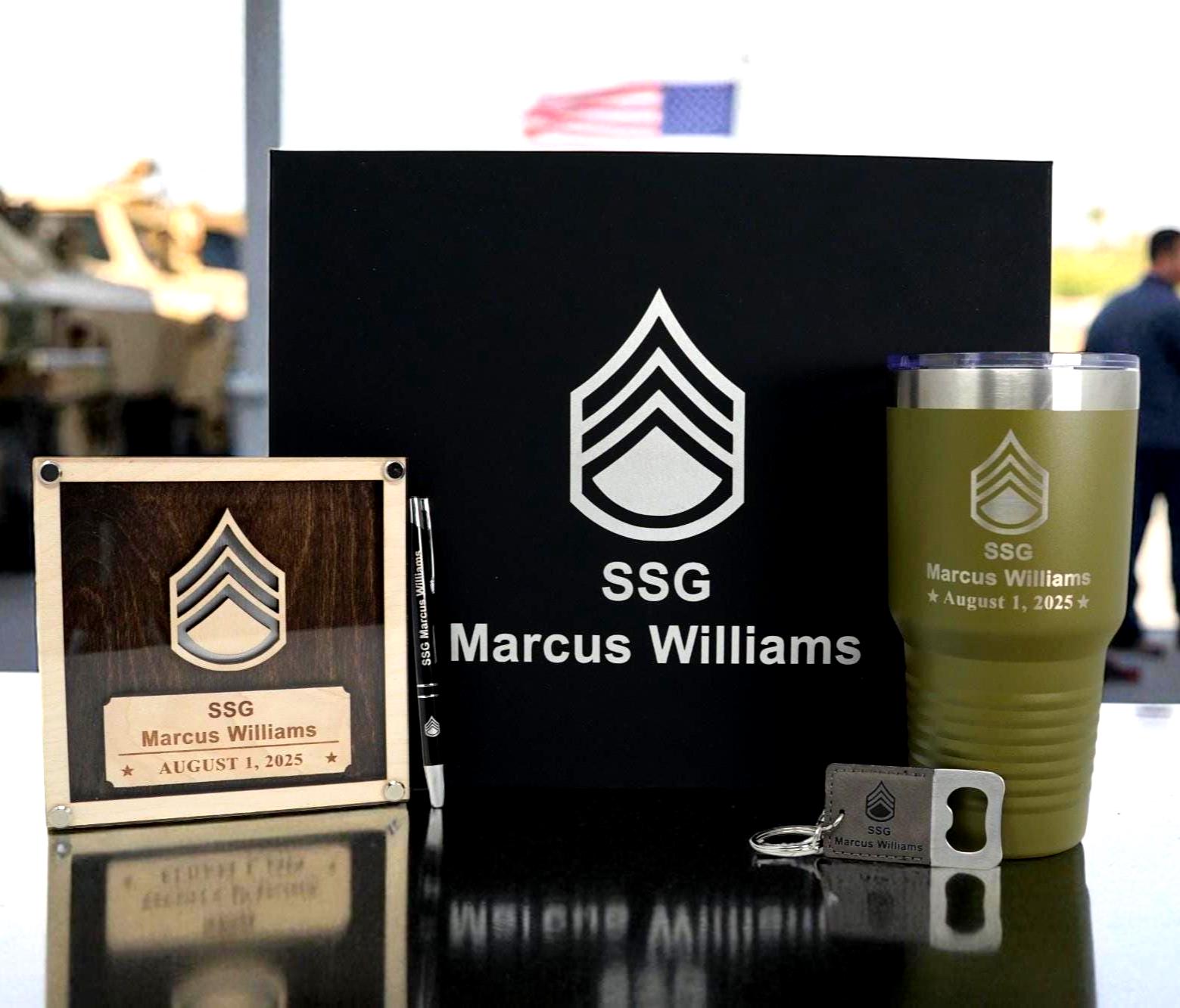 US Army Promotion Gift Box, Military Promotion Gift Set for Officer or ...