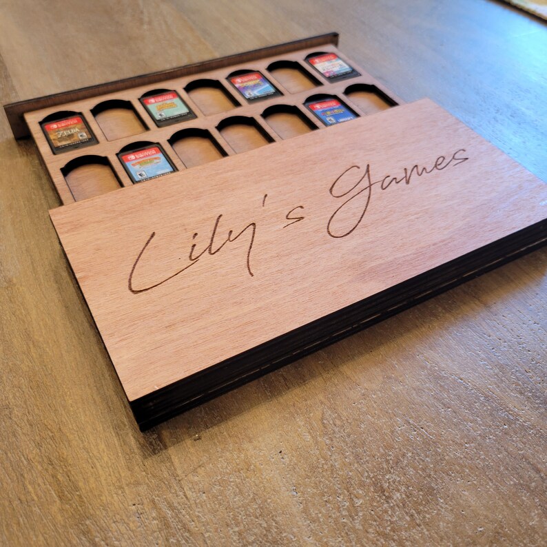 Laser Cut Nin Switch Game Case - Glowforge Ready File, Lightburn ...