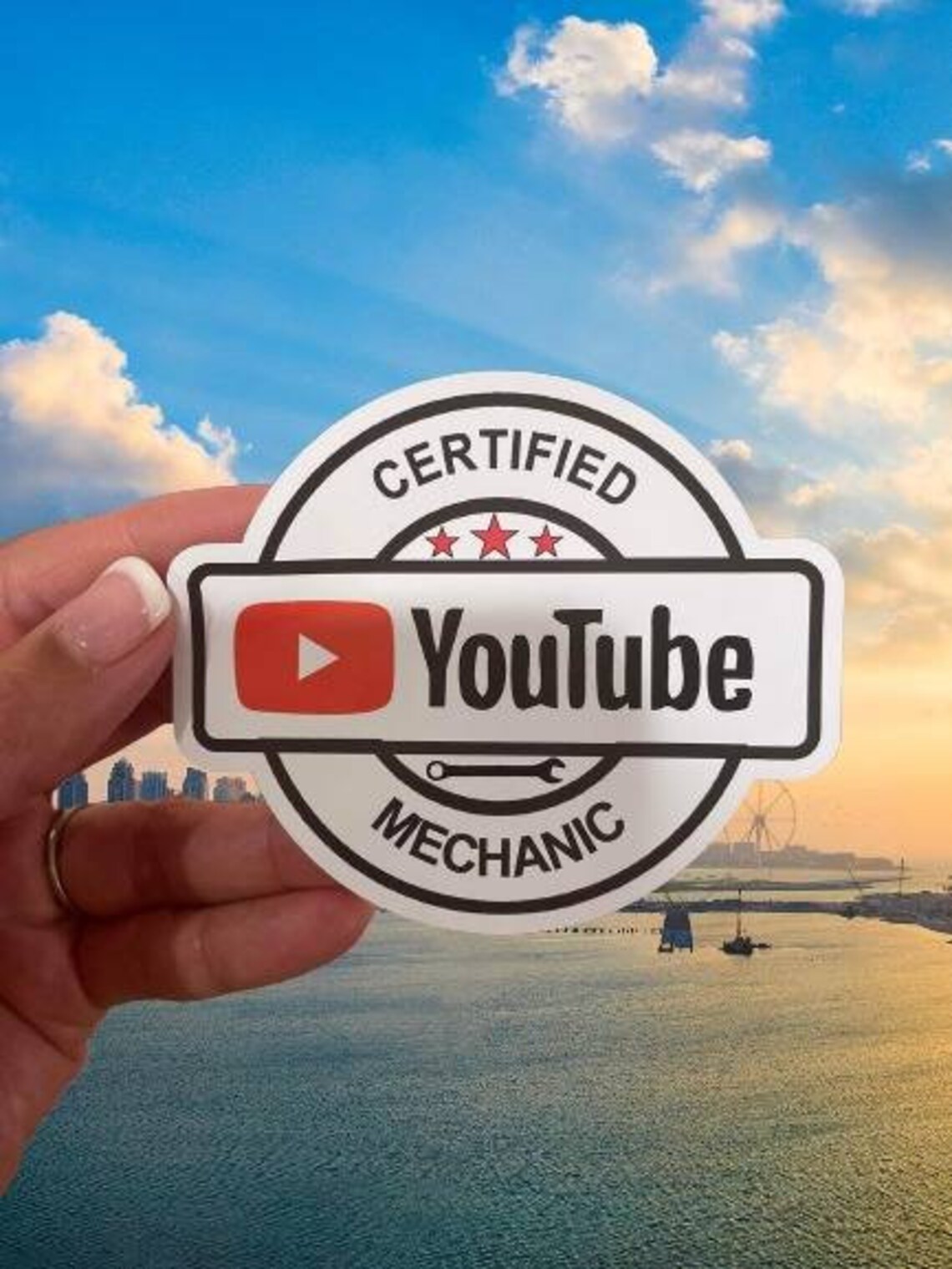 Certified You Tube Mechanic Sticker / Decal Funny Sticker - Etsy