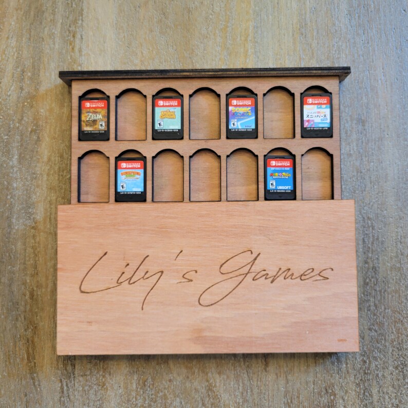 Laser Cut Nin Switch Game Case - Glowforge Ready File, Lightburn ...