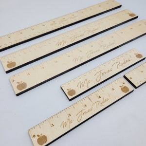 Laser Ready Ruler Files - Inch, MM and CM Rulers - Ruler Glowforge File ...