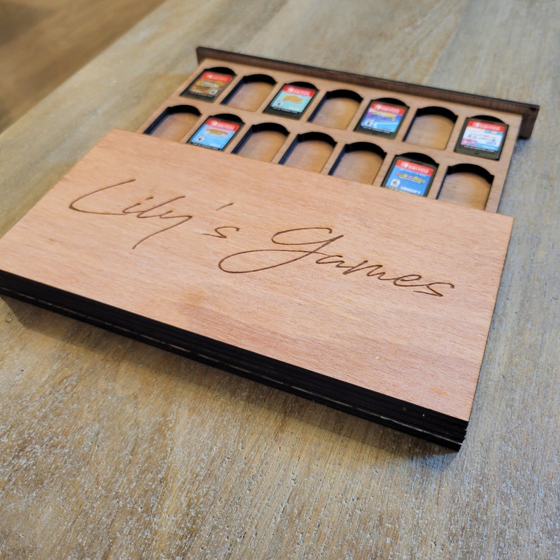 Laser Cut Nin Switch Game Case - Glowforge Ready File, Lightburn ...