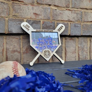Personalized Photo Plaque for Baseball Coach, Personalized Baseball ...