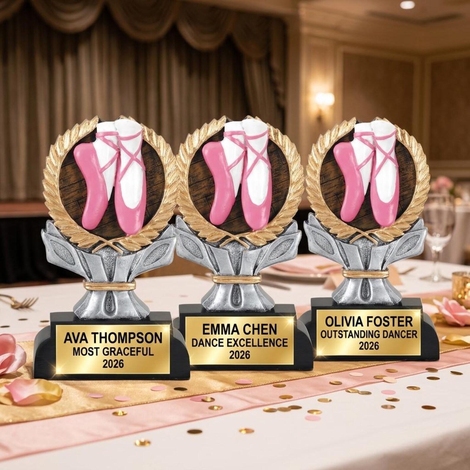 Dance Awards Trophy | Personalized Ballerina | Ballet Recital Award ...