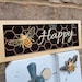 Bee Happy Honeycomb and Bee Wall/desk Decoration Plaque, Bee and ...