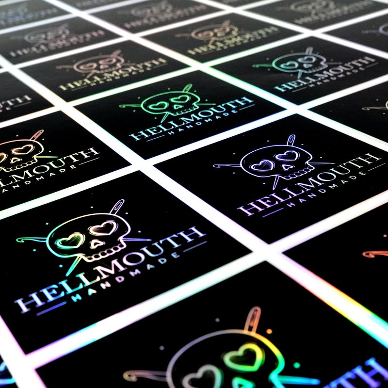 Product Label Holographic - Etsy