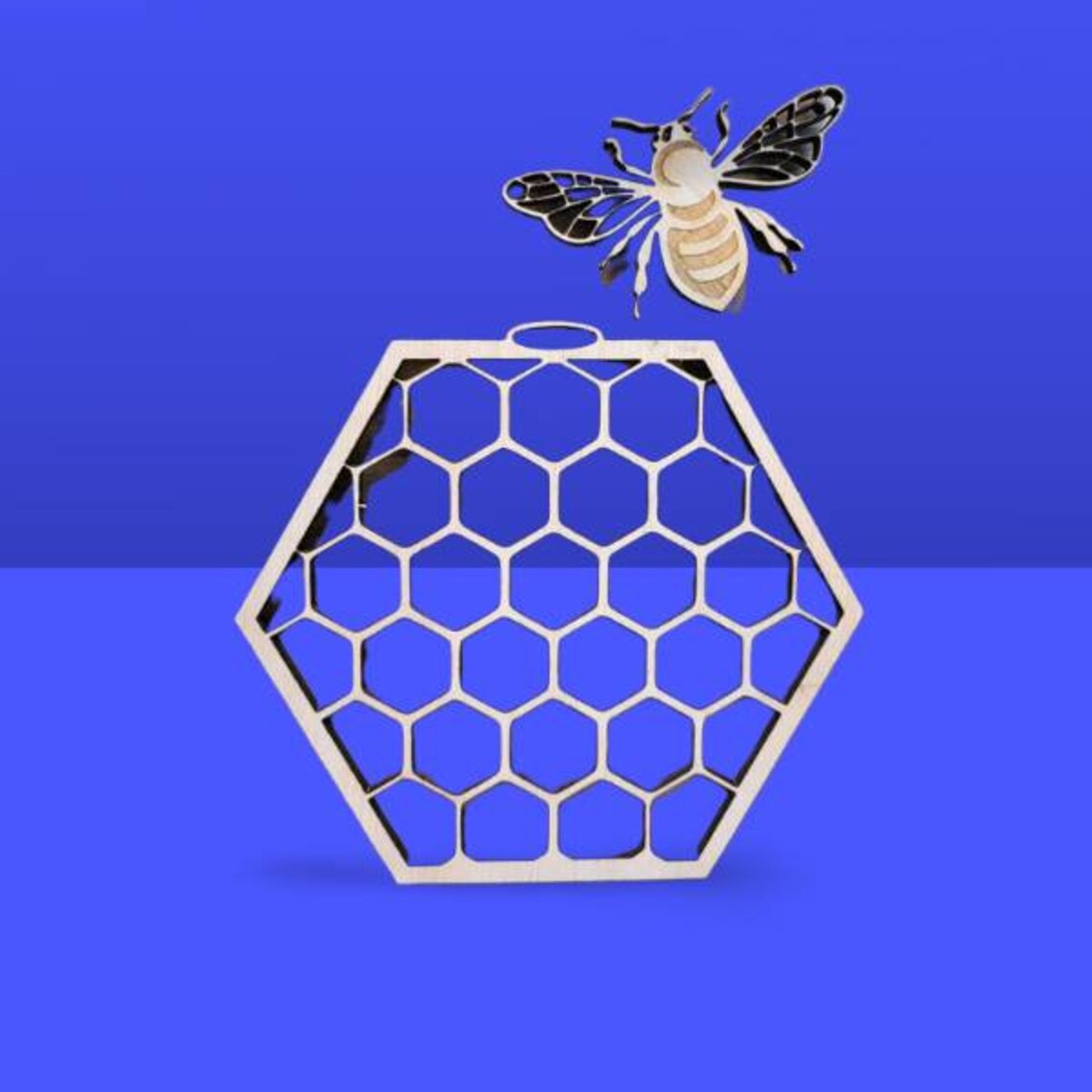 Honeycomb and Bee Digital File Bundle for Laser Cutters - Etsy
