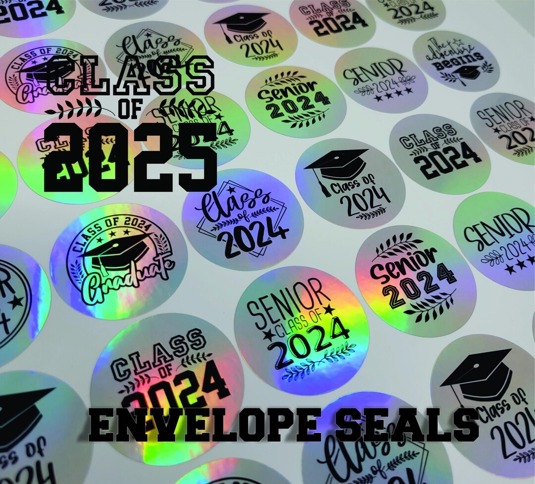 Graduation Envelope Seal Labels - 2025 Graduation - Personalized ...