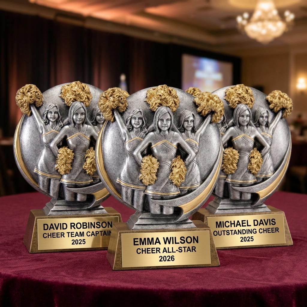 Cheer Award Trophy | Personalized | Custom Engraved Cheerleading Gift ...