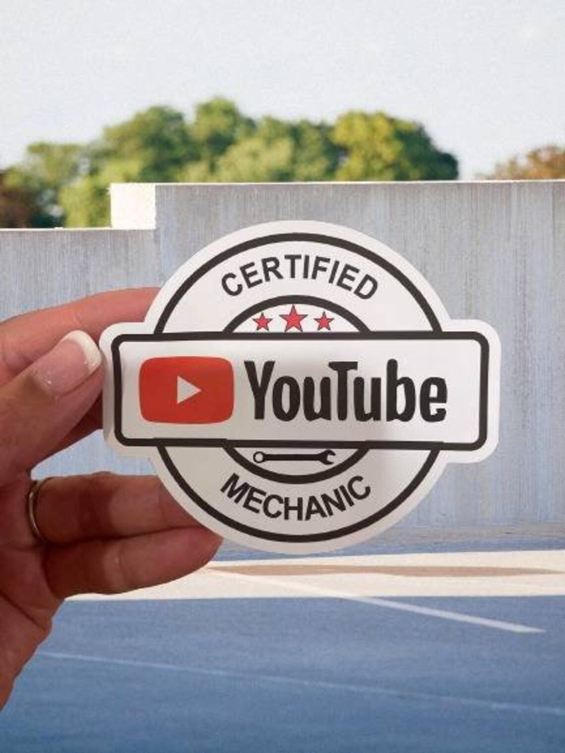 Certified You Tube Mechanic Sticker / Decal Funny Sticker - Etsy