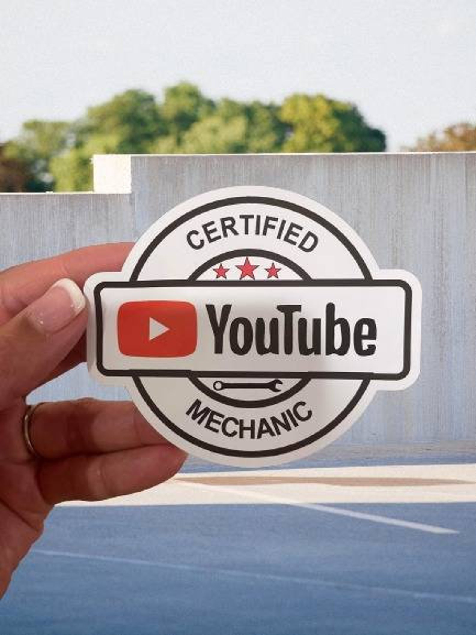 Certified You Tube Mechanic Sticker / Decal Funny Sticker - Etsy