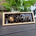 Bee Happy Honeycomb and Bee Wall/desk Decoration Plaque, Bee and ...