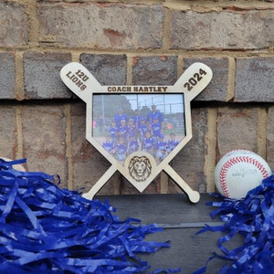 Personalized Photo Plaque for Baseball Coach, Personalized Baseball ...