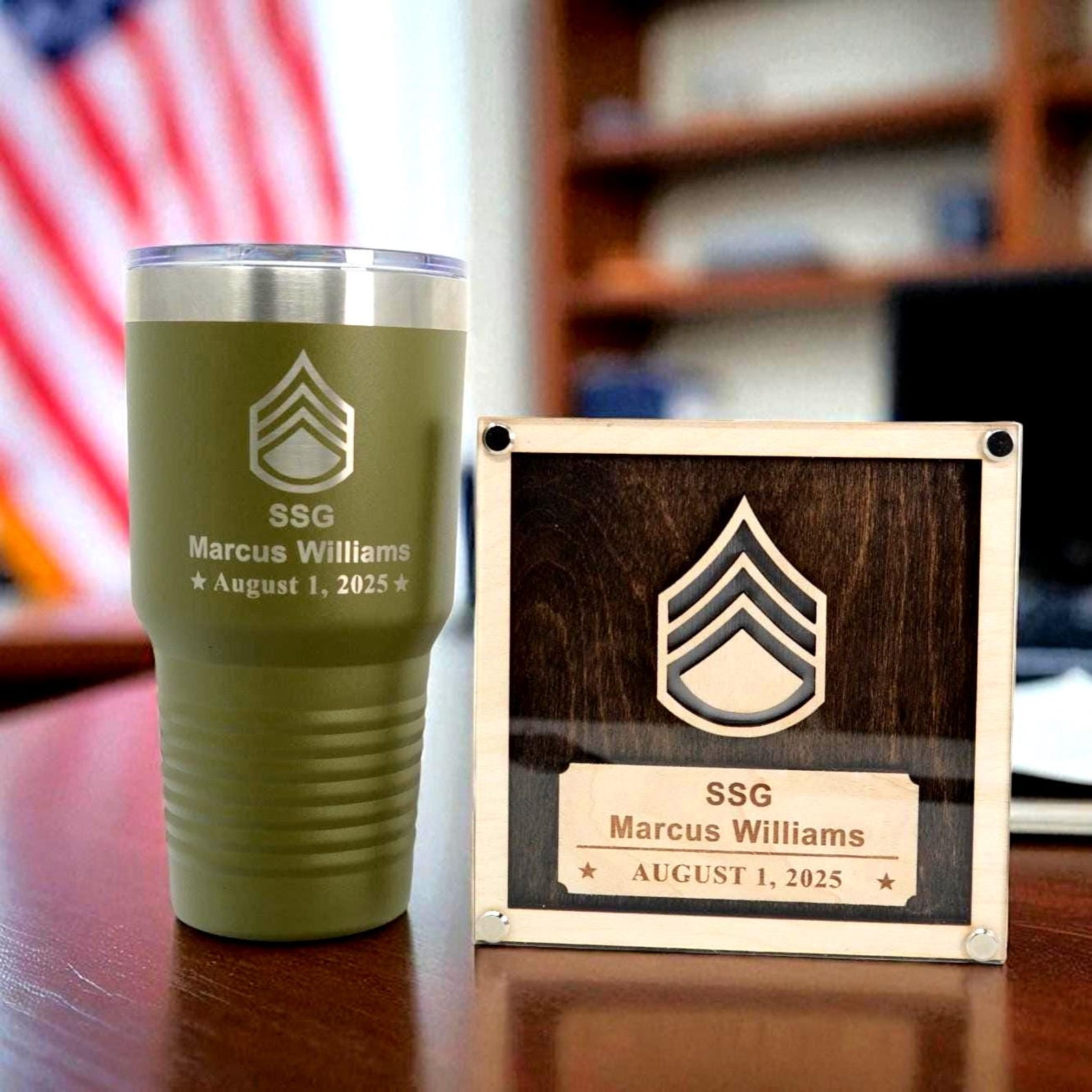 US Army Promotion Gift Box, Military Promotion Gift Set for Officer or ...