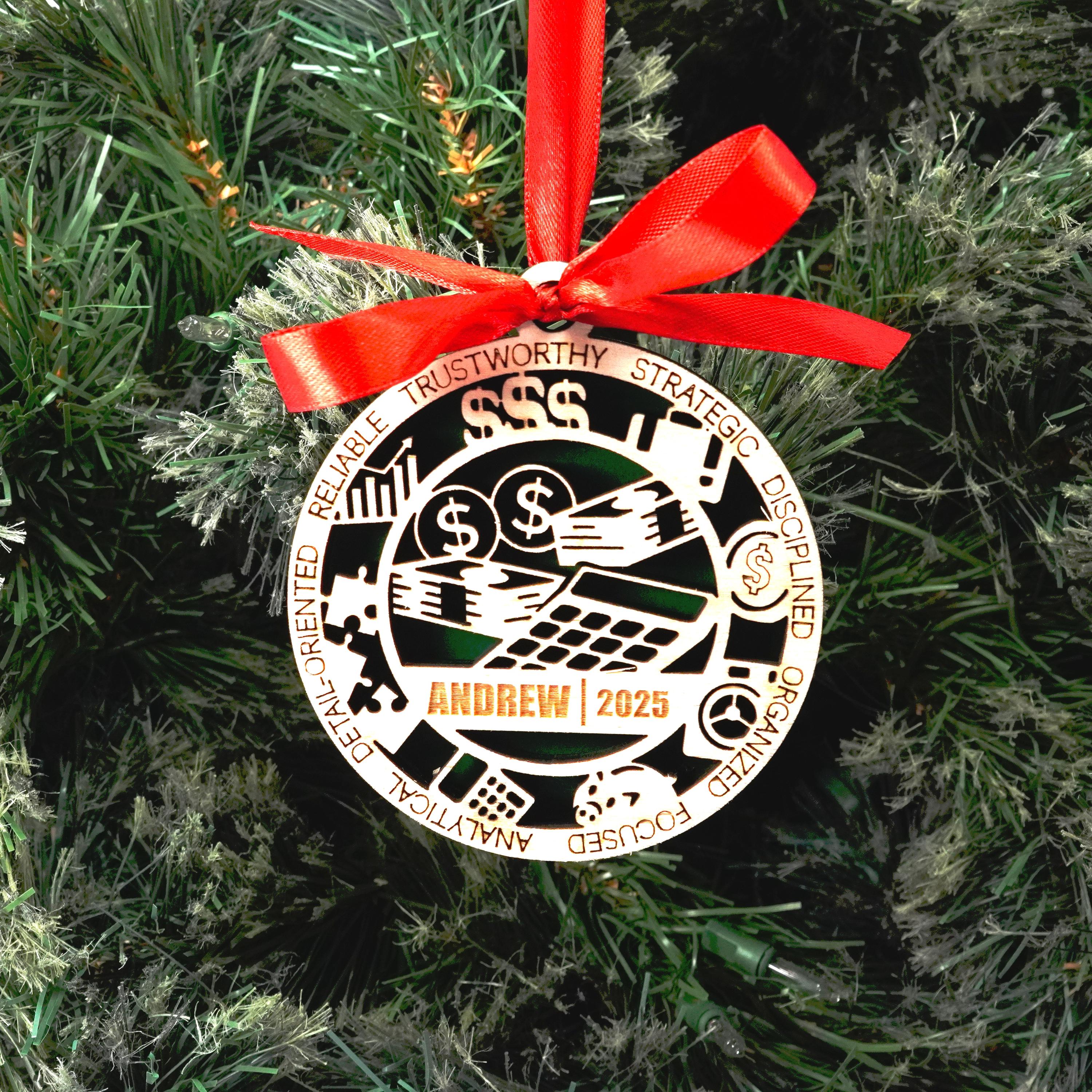 Personalized Banker Christmas Ornament – Gift for Banker, Loan Officer ...