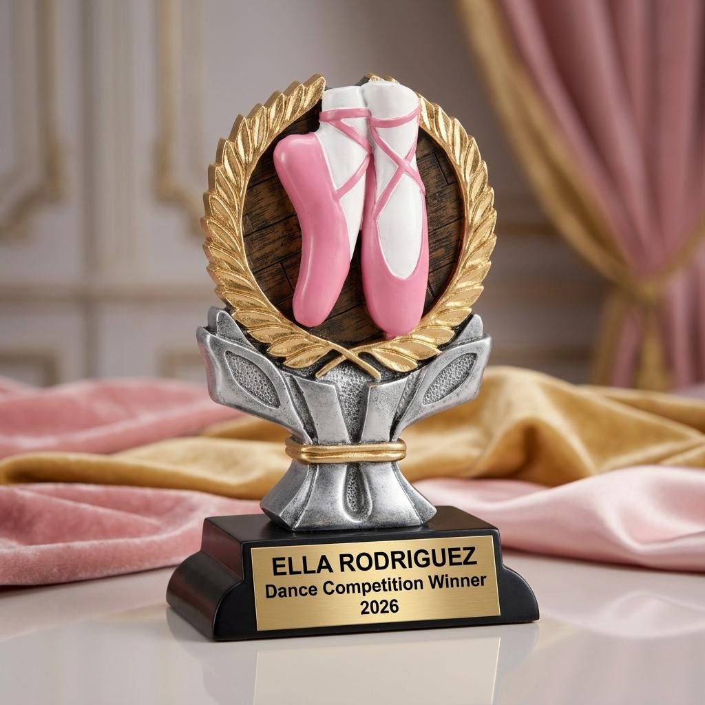 Dance Awards Trophy | Personalized Ballerina | Ballet Recital Award ...
